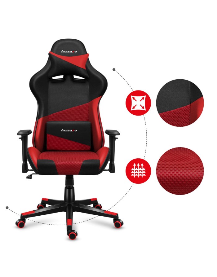 HUZARO FORCE 6.2 Red Mesh Gaming Chair