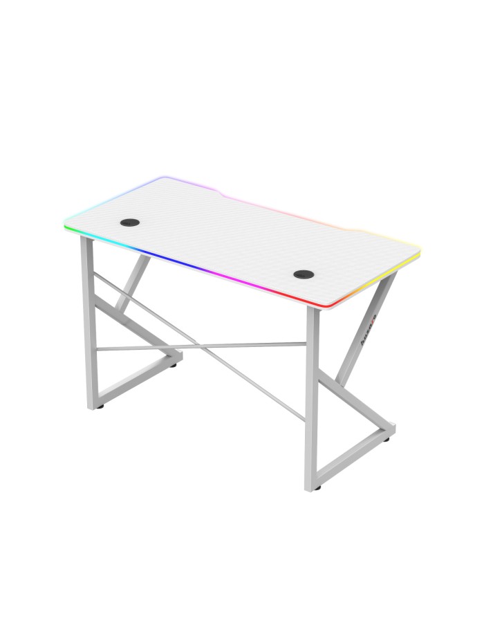 Hero 1.7 RGB White gaming desk
