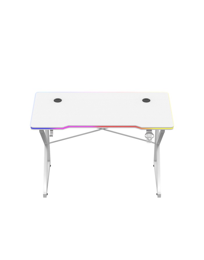 Hero 1.7 RGB White gaming desk